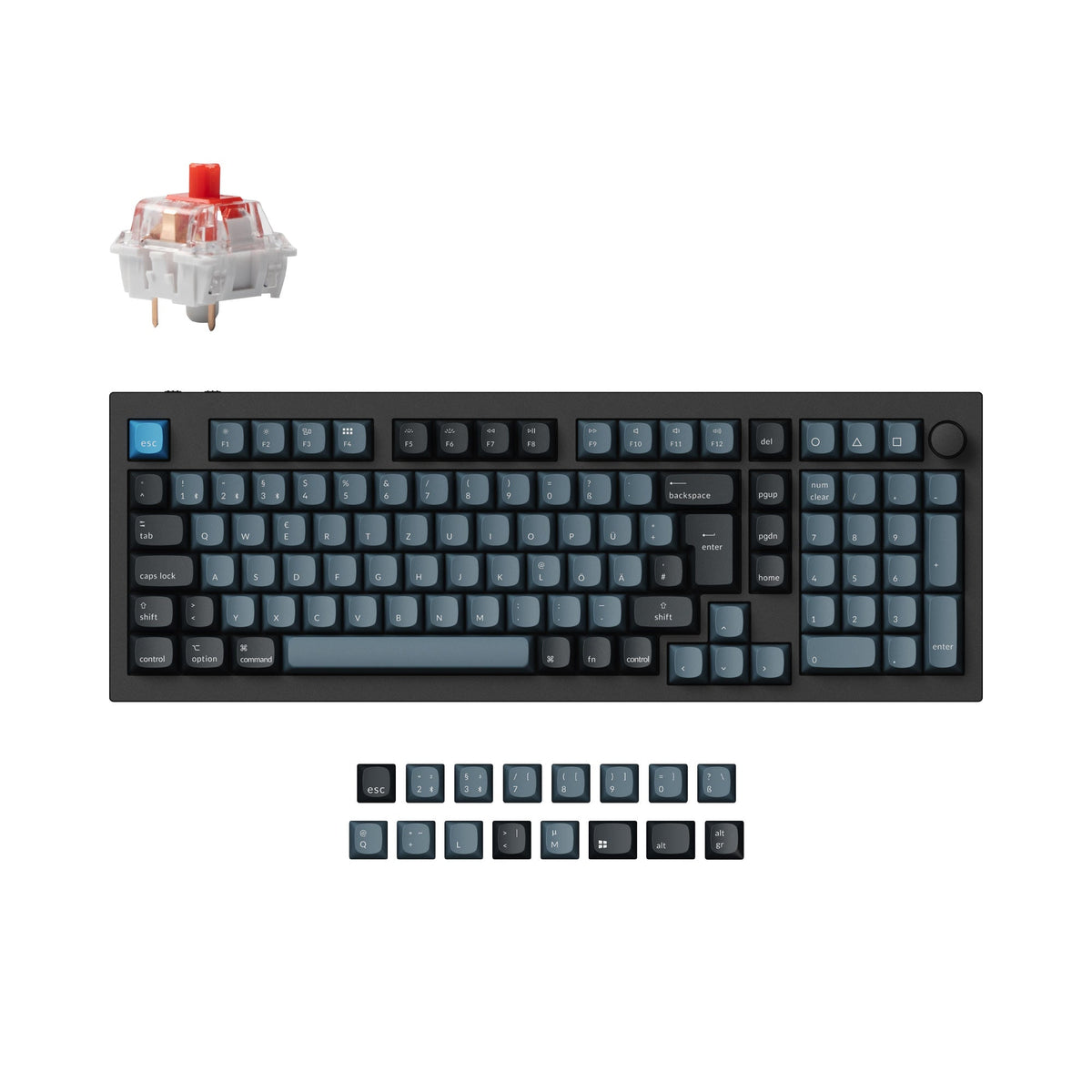 Keychron Q5 Pro QMK/VIA Wireless Custom Mechanical Keyboard ISO Layout ...