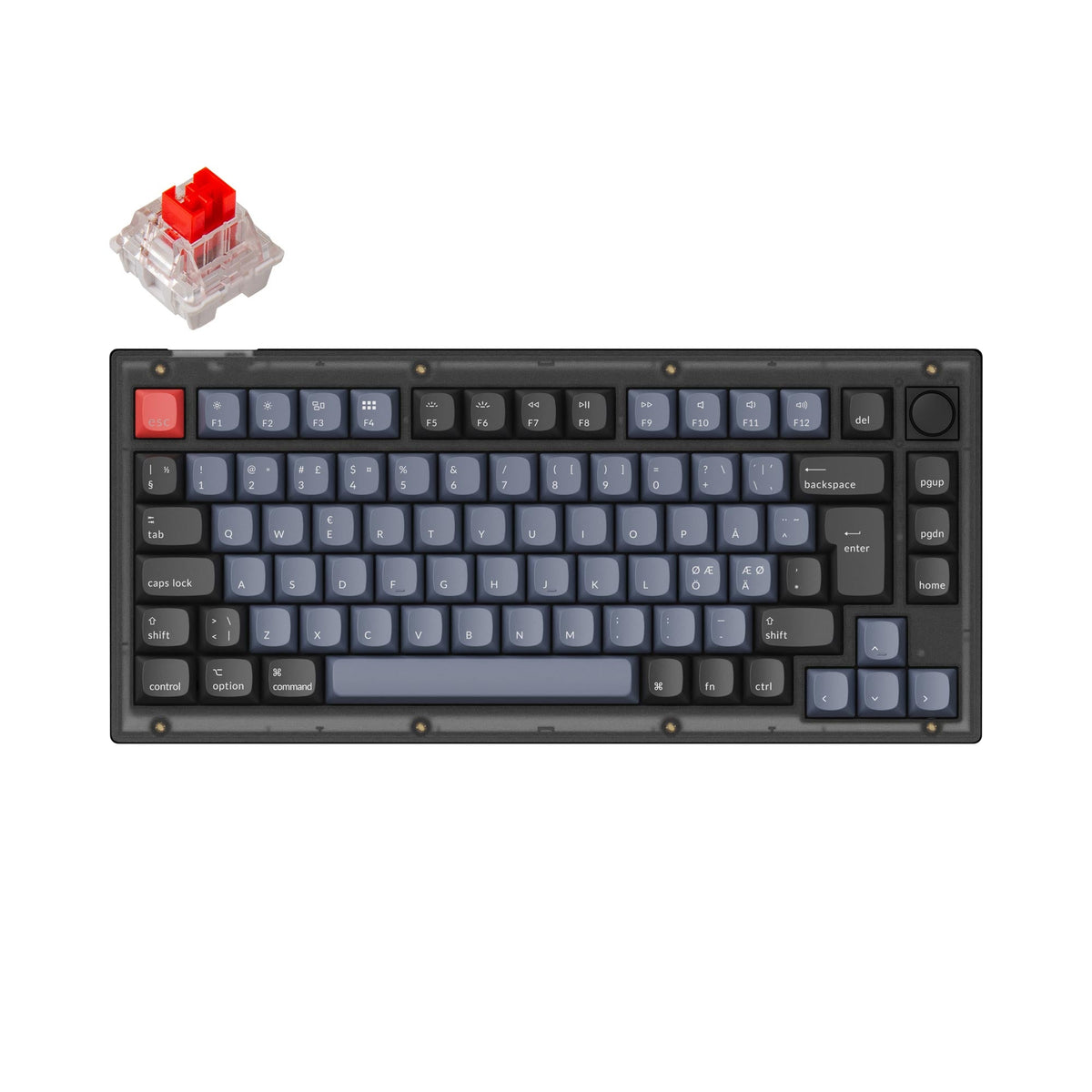 Keychron V1 QMK Custom Mechanical Keyboard ISO Layout Collection ...